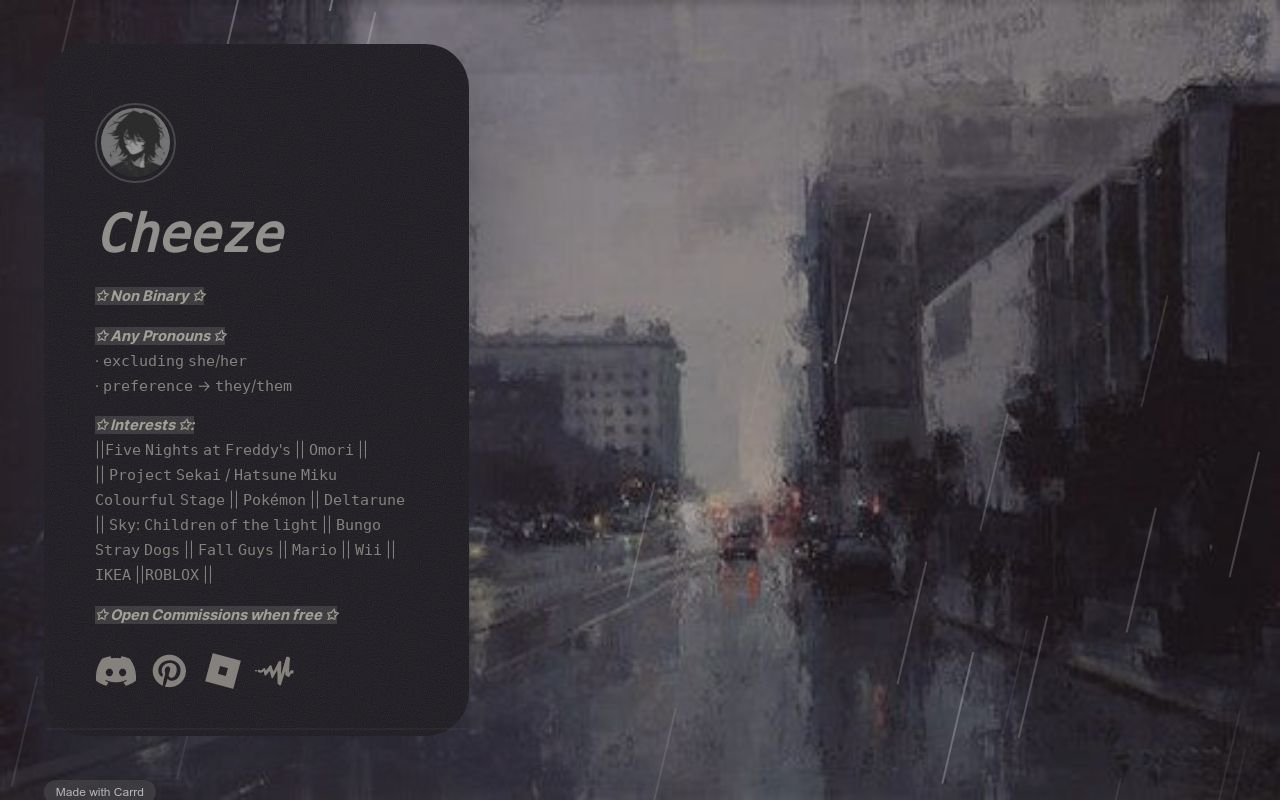 Cheeze's Profile